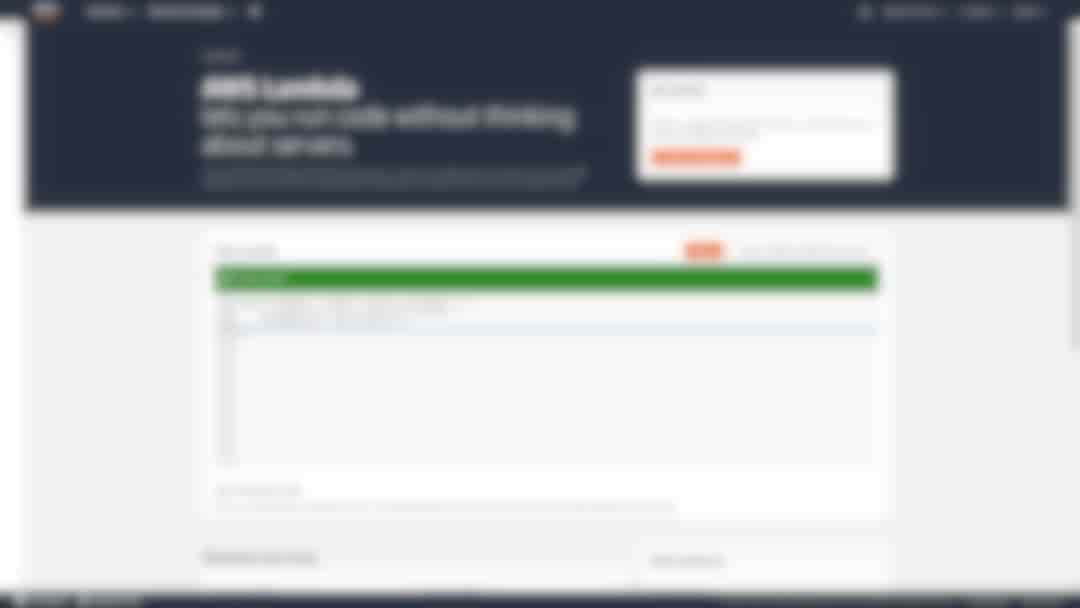 AWS Lambda + Python - Raffael Tancman